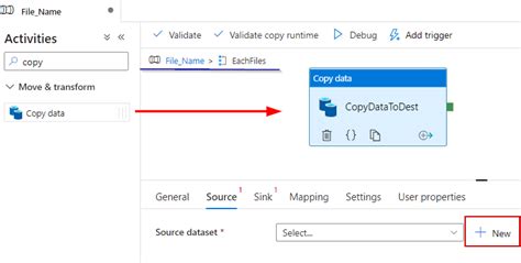Extract File Names And Copy From Source Path In Azure Data Factory