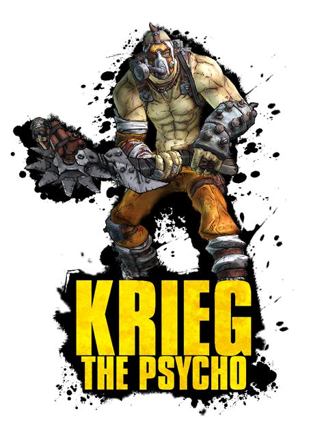 Borderlands 2 Krieg The Psycho T Shirt By Thatcraigfellow On Deviantart