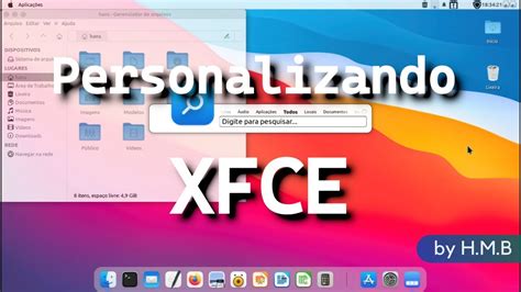 Como Personalizar Linux Mint XFCE Tema Mac OS BigSur YouTube