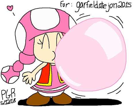 Toadettes Big Bubble By Pokegirlrules On Deviantart
