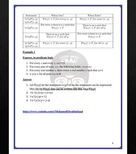 Discrete Math Predicate And Quantifier Pdf