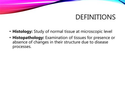 Histopathology Procedures Pptx