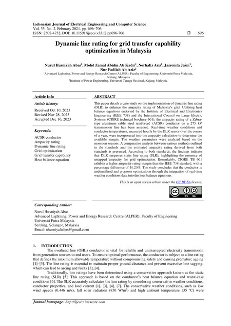 Pdf Dynamic Line Rating For Grid Transfer Capability Optimization In Malaysia