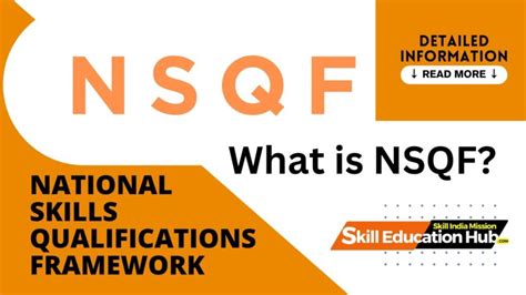 National Skills Qualifications Framework Nsqf To Revolutionize Education And Skill Development