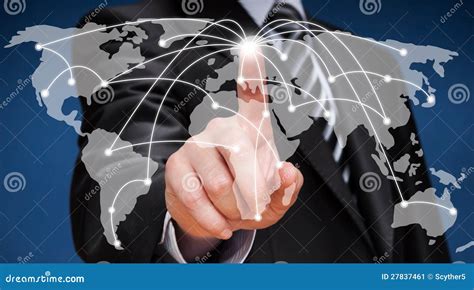 Social Network Structure Stock Image Image Of Finger 27837461