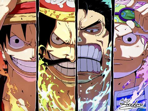 Legendary Warriors Of The Sea Garp Roger Luffy And Koby One Piece Hd