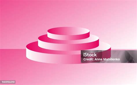 연단 기하학적 모형 디스플레이 둥근 실린더 받침대 3d 플랫폼 제품 프리젠 테이션 스탠드 제품에 대한 추상 벡터 렌더링 모양은 프레젠테이션을 표시합니다 0명에 대한 스톡