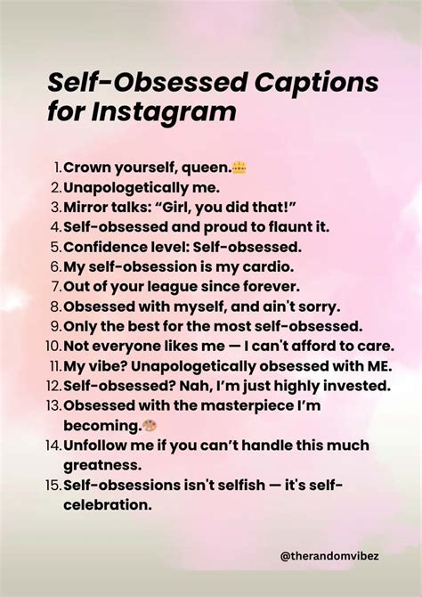 100 Self Obsessed Quotes And Captions For Instagram