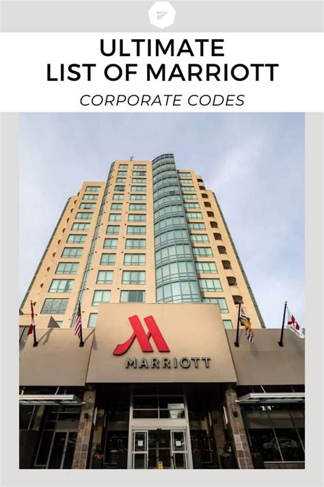 Marriott Corporate Codes The Best Ones And How To Use Them Hotel Promo Codes Hotel Discount