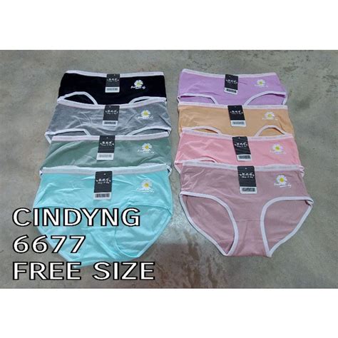 3pcs Rm20 Ladies Briefs Liang Ni Ting No 6677 Free Size Cotton Underwear Seluar Dalam Perempuan