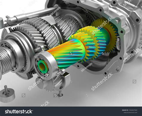 3d Rendering Finite Element Analysis On Stock Illustration 1592067943 Shutterstock