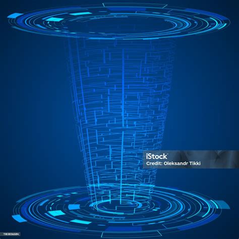 디지털 미래 기술 배경 벡터 그림입니다 글로벌 아이소메트릭 생태계 추상적인 사이버 공간 네트워크 혁신 설계 Iot 스마트 홈