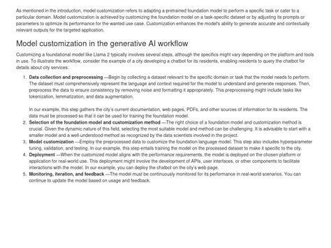 What Is Model Customization Design Guide—generative Ai In The