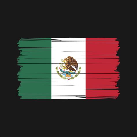 Vector De La Bandera De México Bandera Nacional Vectores 11481715