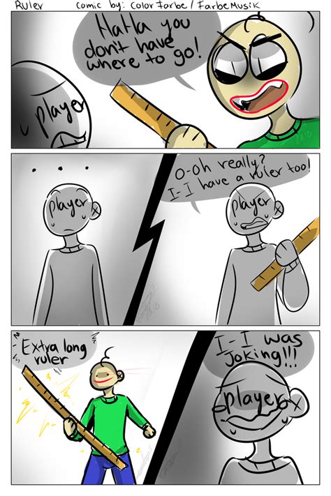 Baldis Basics Comic Ruler By Farbemusik On Deviantart