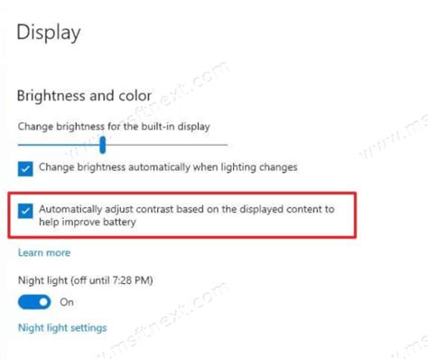 How To Disable Content Adaptive Brightness Control On Windows 10