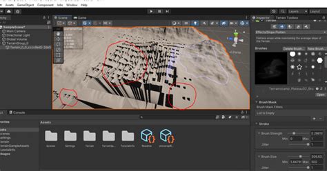 Why Is This Happening Im Using Unity Terrain Tool And The Sample