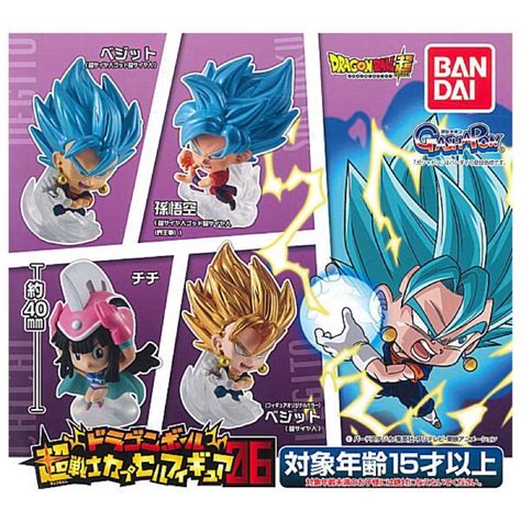 ดร้าก้อนบอล กาชาปอง ของแท้💯 ครบชุด 4 แบบ Dragon Ball Super Warrior Capsule Figure 06 สินค้าจาก