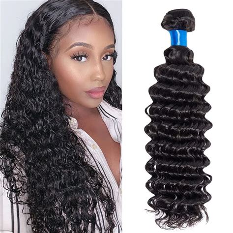 Deep Wave Bundles Human Hair 1 Bundle 10a Deep Wave