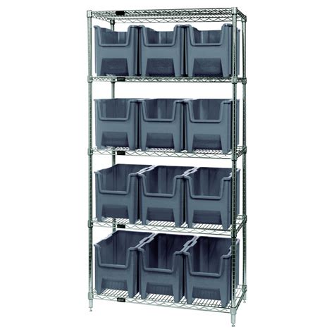 Quantum Storage Systems 36 In X 18 In X 74 In 1 Sided Shelving Unit