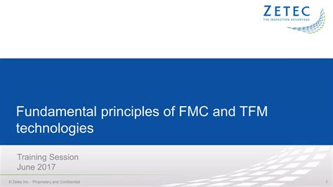 overview principles of full matrix capture fmc and total focusing