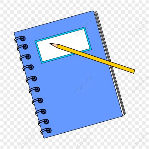 블루 화이트 액자 노트북 클립 아트 노트 일러스트아트북공책 Png 일러스트 무료 다운로드 Lovepik