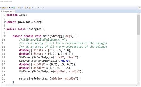 Solved Im Supposed To Recreate This Picture Using Java And