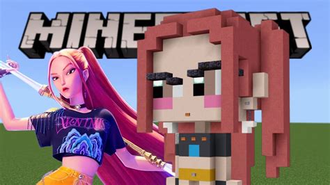 How To Build K Pop Demon Hunters Mira In Minecraft Youtube