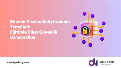 Güvenli Yazılım Geliştirmenin Temelleri Digital Vizyon Akademi