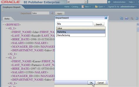 Adding Parameters And Lists Of Values