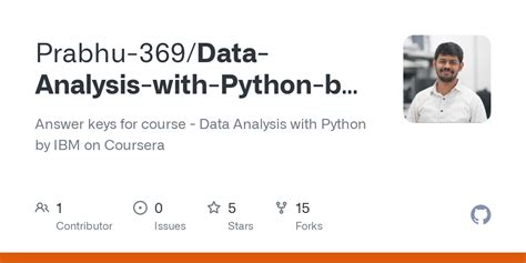 Github Prabhu 369data Analysis With Python By Ibm On Coursera Answer Keys For Course Data