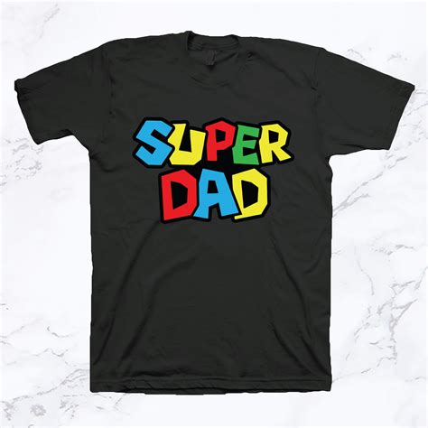 Super Dad Mario Replique Tees