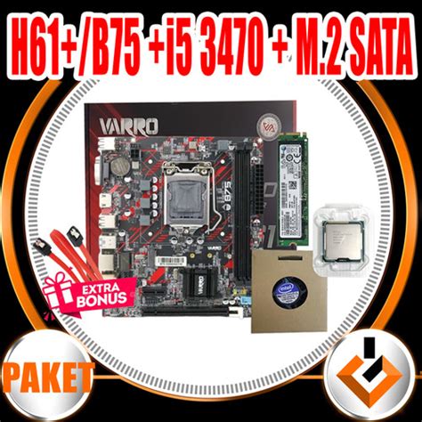 Jual Paket Mobo H B Varro Plus Processor I Ssd M Sata Kota Bekasi