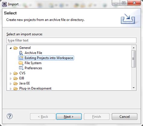 Projekte Aus Zip Dateien In Eclipse Importieren