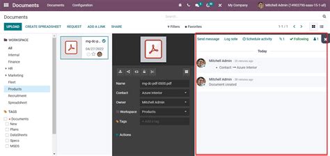 How To Add Documents For Products Using Odoo 15 Documents Module