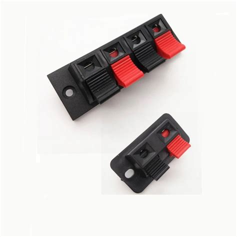 5pcs Spring Terminal Block Quick Wire Connection Clamp Wiring Board