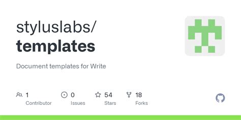 GitHub Styluslabs Templates Document Templates For Write