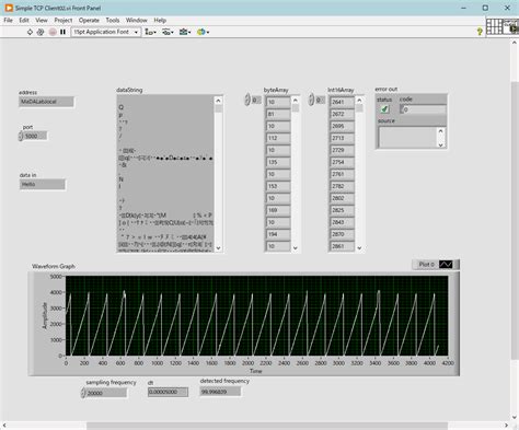 Esp32 Arduino でtcpサーバーを作ってlabviewでデータを受け取る Ni Community