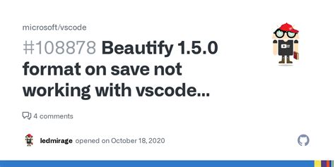 Beautify 150 Format On Save Not Working With Vscode 1501 · Issue