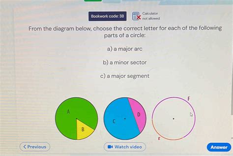 solved calculator bookwork code 3b not allowed from the diagram below