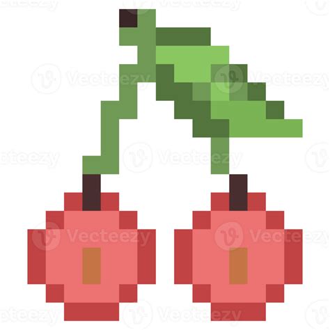 Cherry Pixel Art 28044451 Png