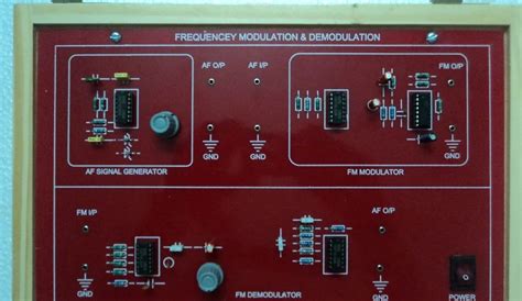 Analog Frequency Modulation Demodulation Kit For Laboratory Model