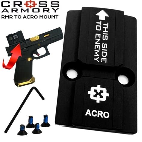 Rmr To Acro Adapter Plate Convert Rmr Optic Cut To Fit Acro Red Dot Sight