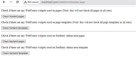 How To Check If A Site Uses Webforms Widgets Progress Community