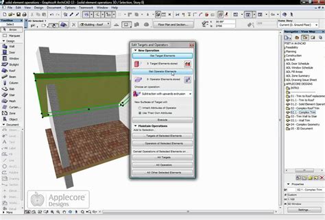 Archicad Tip Solid Element Operations Youtube