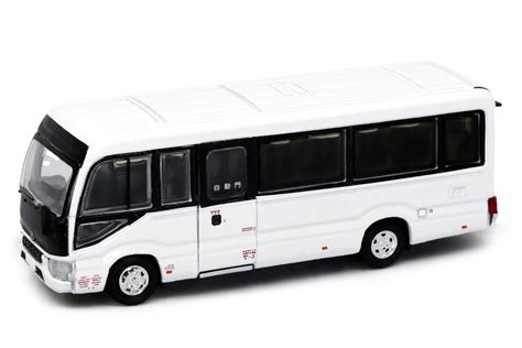 Tiny Hong Kong Bus Model Shop Tiny City Die Cast Model Car Toyota Coaster B70 White