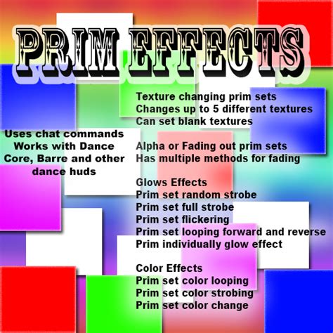 Second Life Marketplace Prim Effects
