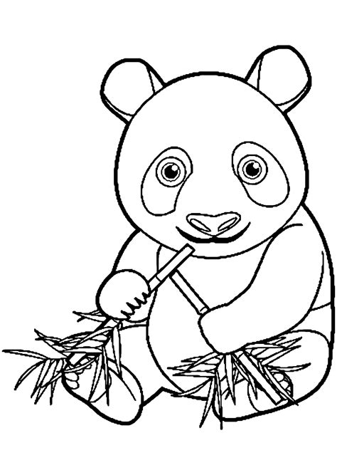 free printable panda coloring pages printable templates