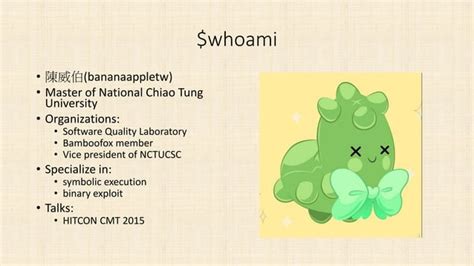 Triton And Symbolic Execution On Gdb Ppt