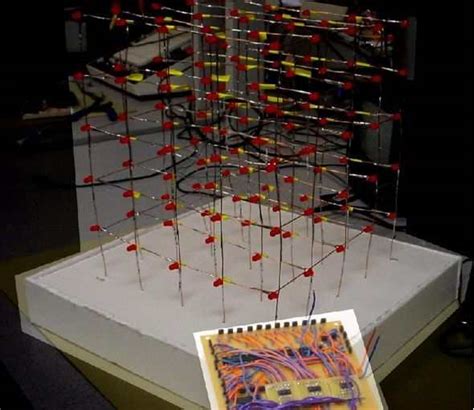 Atmega32 Led Cube Circuit 74hct238 Electronics Projects Circuits